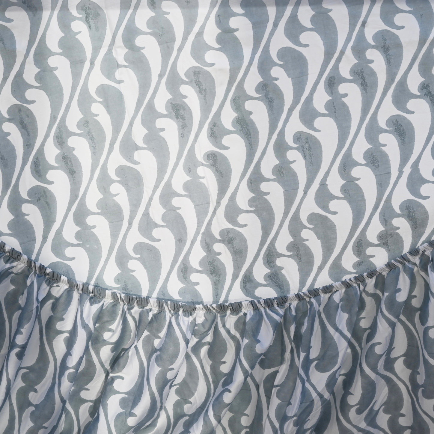The Blue Wave Hand Block Printed Sheets – Sister Moons